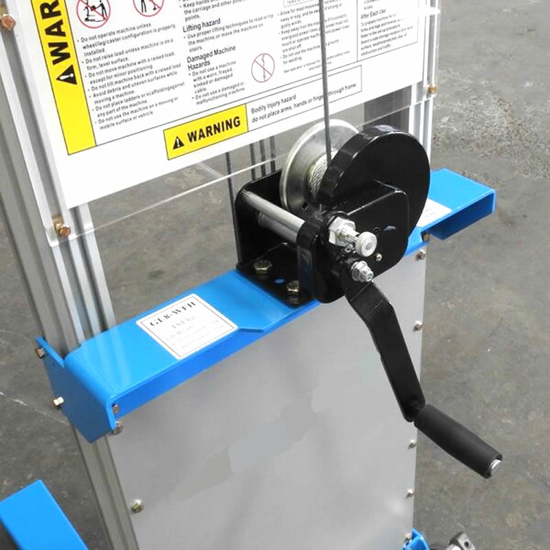 Narrow Leg Lifter Aluminium Hand Stacker Winch | Material Handling ...