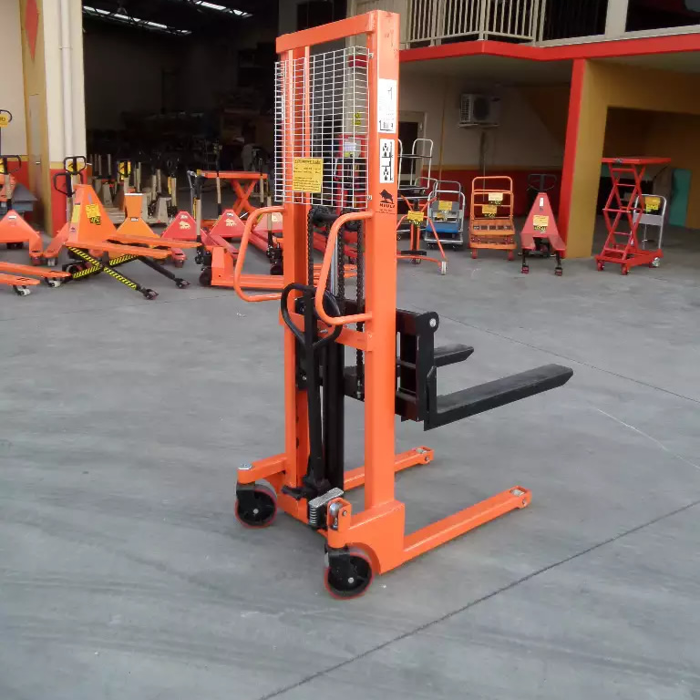 Manual Narrow Pallet Stacker 1Ton 1.6m